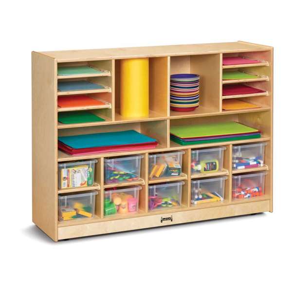 End Classroom Clutter with Jonti-Craft Deluxe Sectional Cubbie-Tray ...