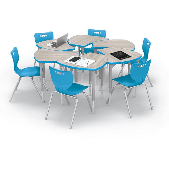 Hierarchy Shapes Desk: The Smart Solution for the Modern Classroom (#11336)